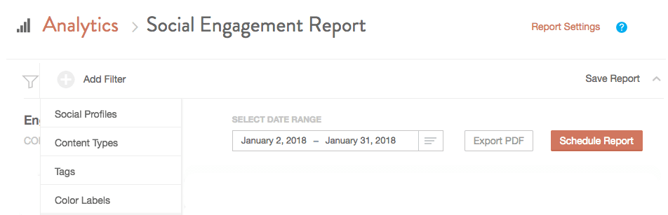 Social Engagement Report - CoSchedule Blog