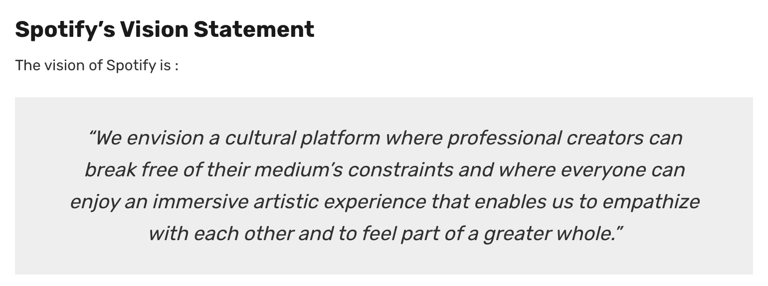 How To Write A Vision Statement (+ 20 Real-Life Examples)