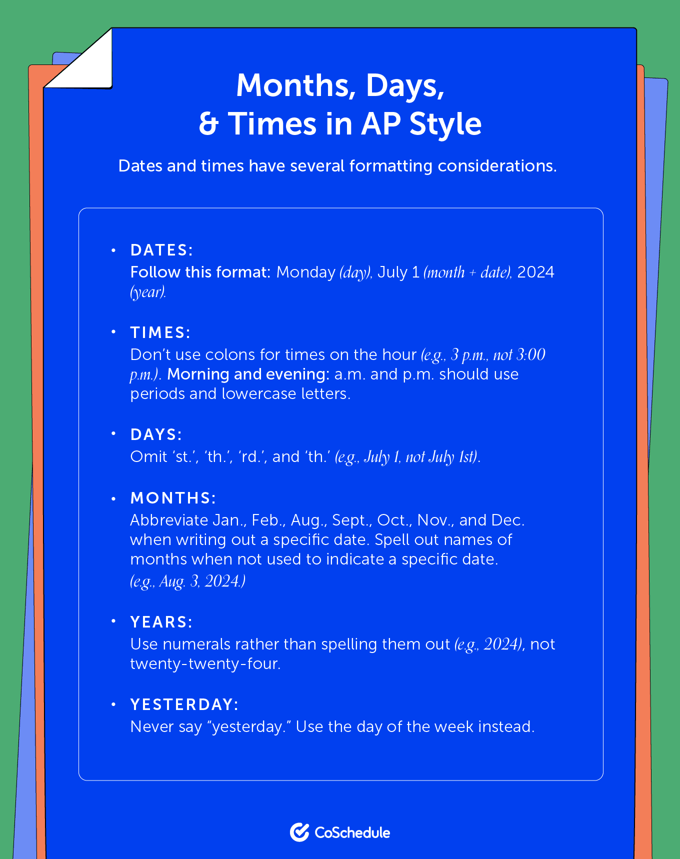 The Best 2024 AP Style Cheat Sheet For Writers (Free Download)