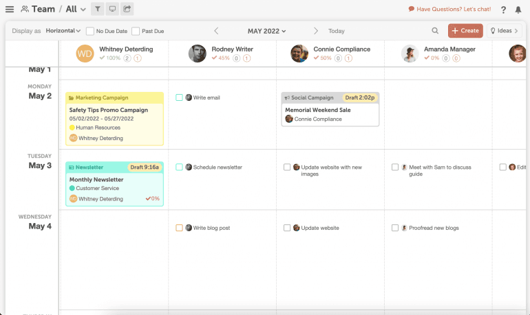 Team Management Dashboard
