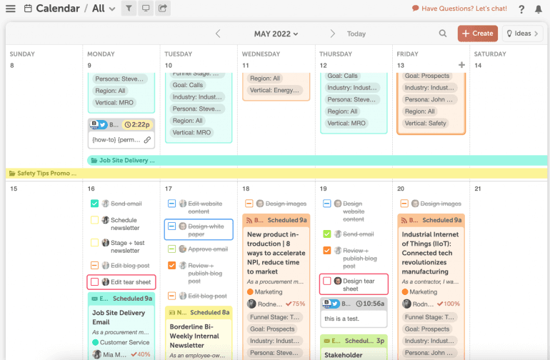 All-In-One Marketing Calendar