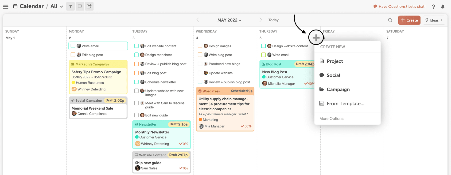 Getting Started: Plan Your Work in Your New CoSchedule Marketing Calendar