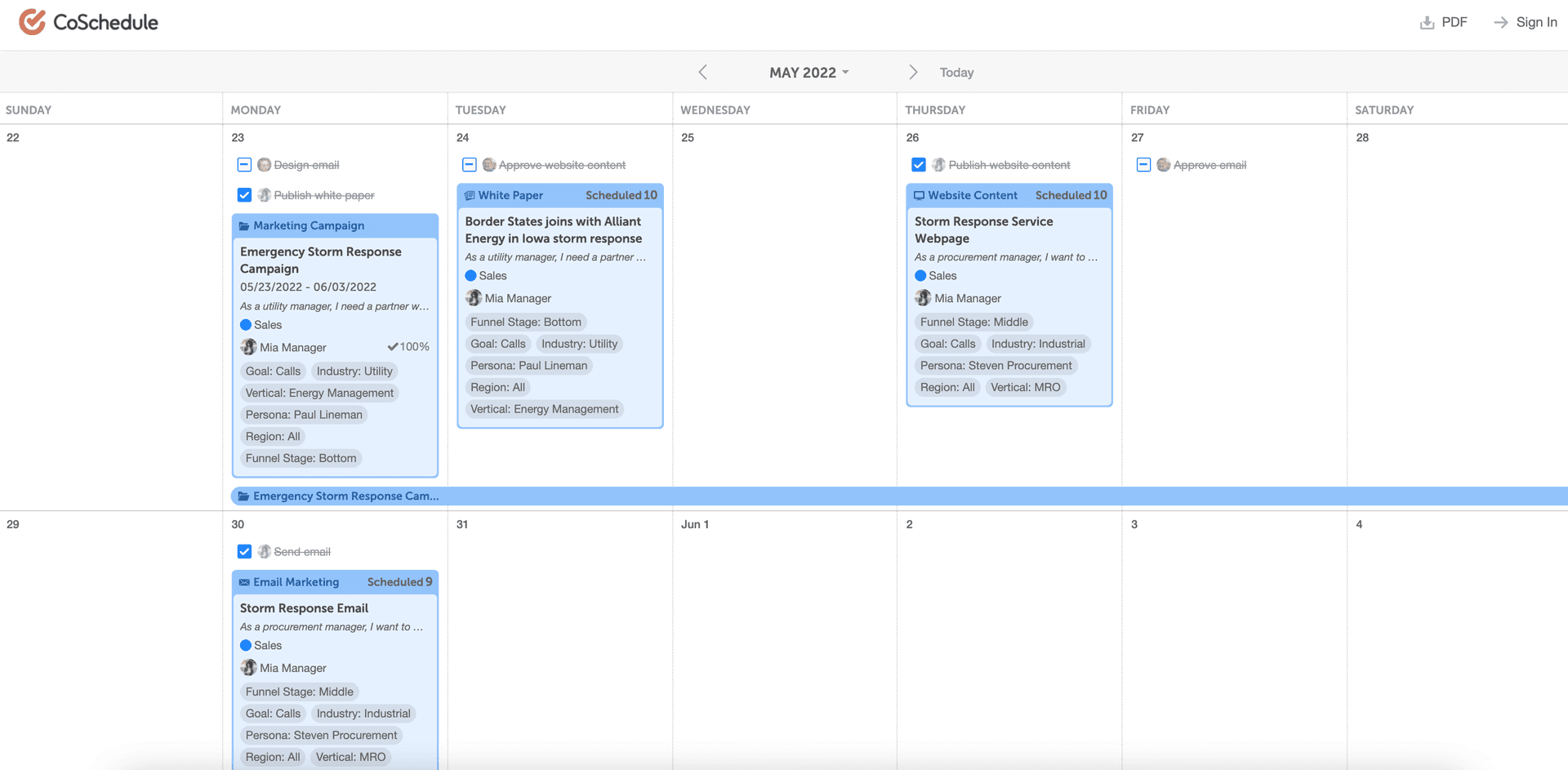 Get Your CoSchedule Calendar Ready For Your Team