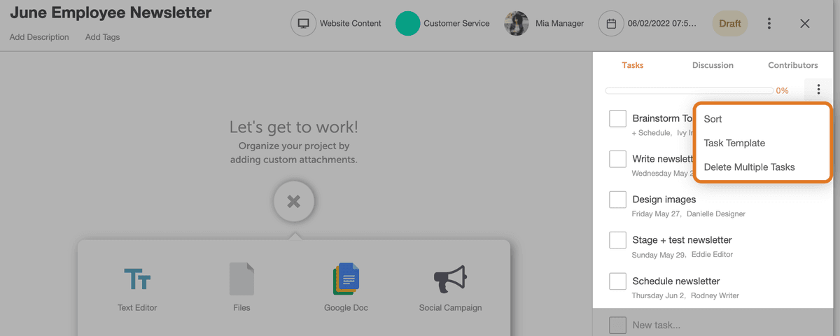 Task Management in CoSchedule: Finally Get Visibility Into Team Priorities