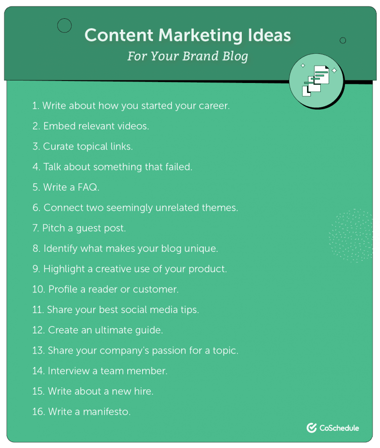 189 Creative Blog Post Ideas That Will Delight Your Audience
