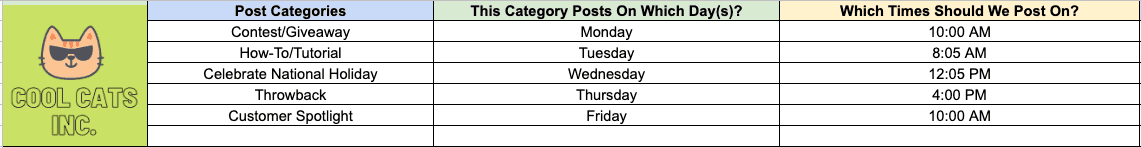 Plan The Best Content With Our Instagram Calendar Template