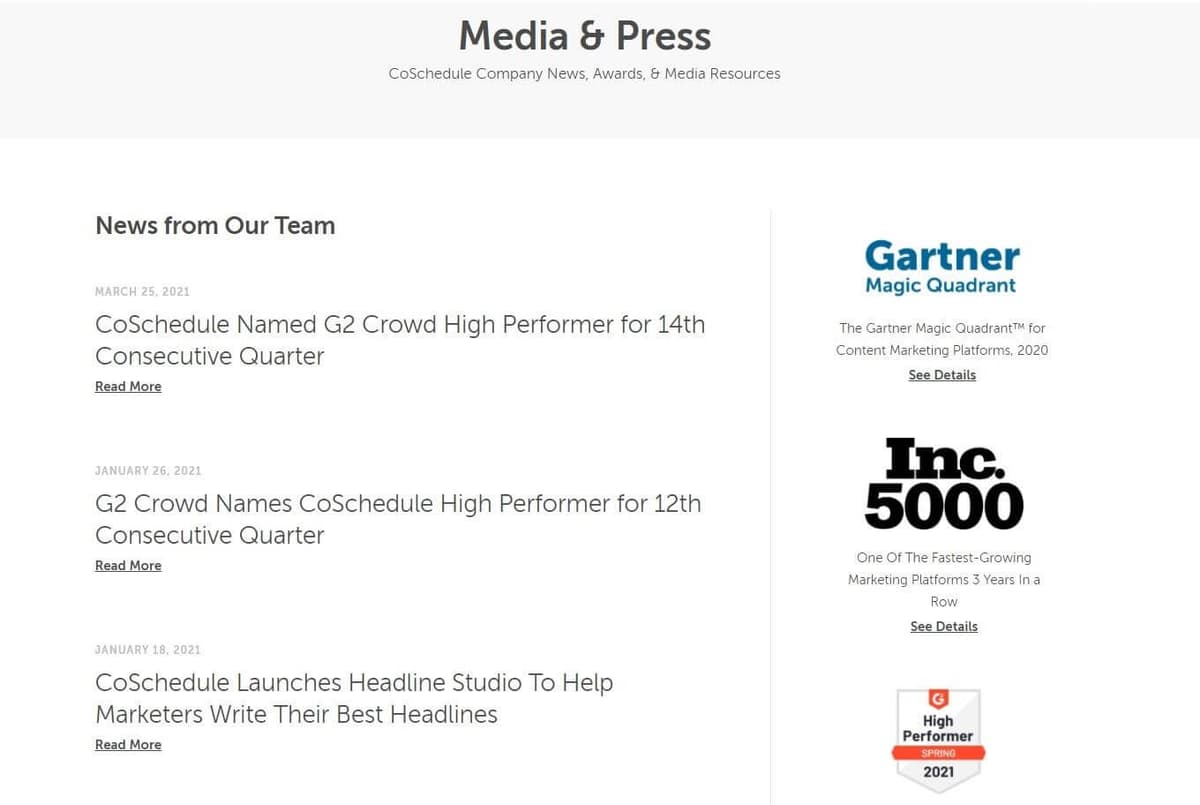 Create Press Pages the Media Will Love with 9 Helpful Examples