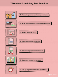 Webinar Schedule: How to Effectively Plan and Schedule Webinars
