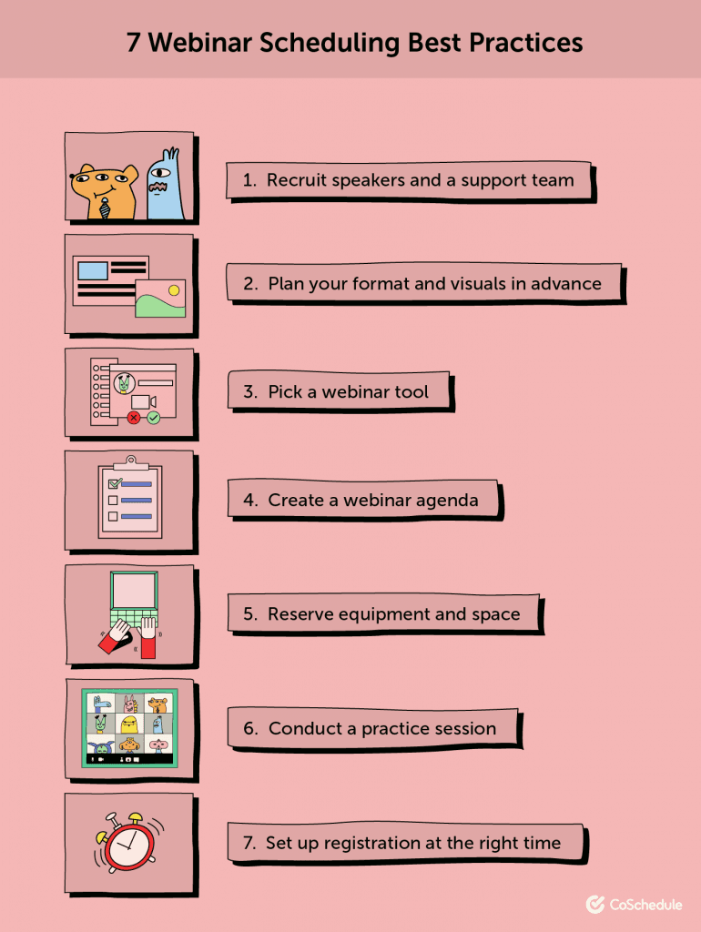 Webinar Schedule: How to Effectively Plan and Schedule Webinars