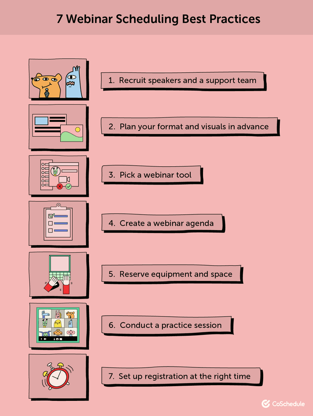 Webinar Schedule: How to Effectively Plan and Schedule Webinars