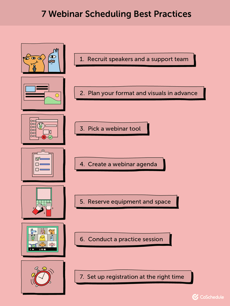 Webinar Schedule: How to Effectively Plan and Schedule Webinars