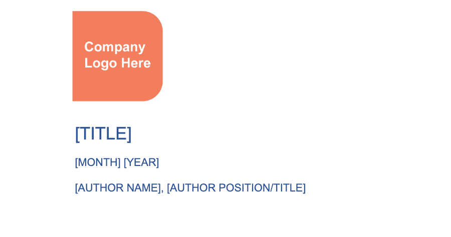 9 Elements To Include In Your White Paper Template (+ Free Template ...