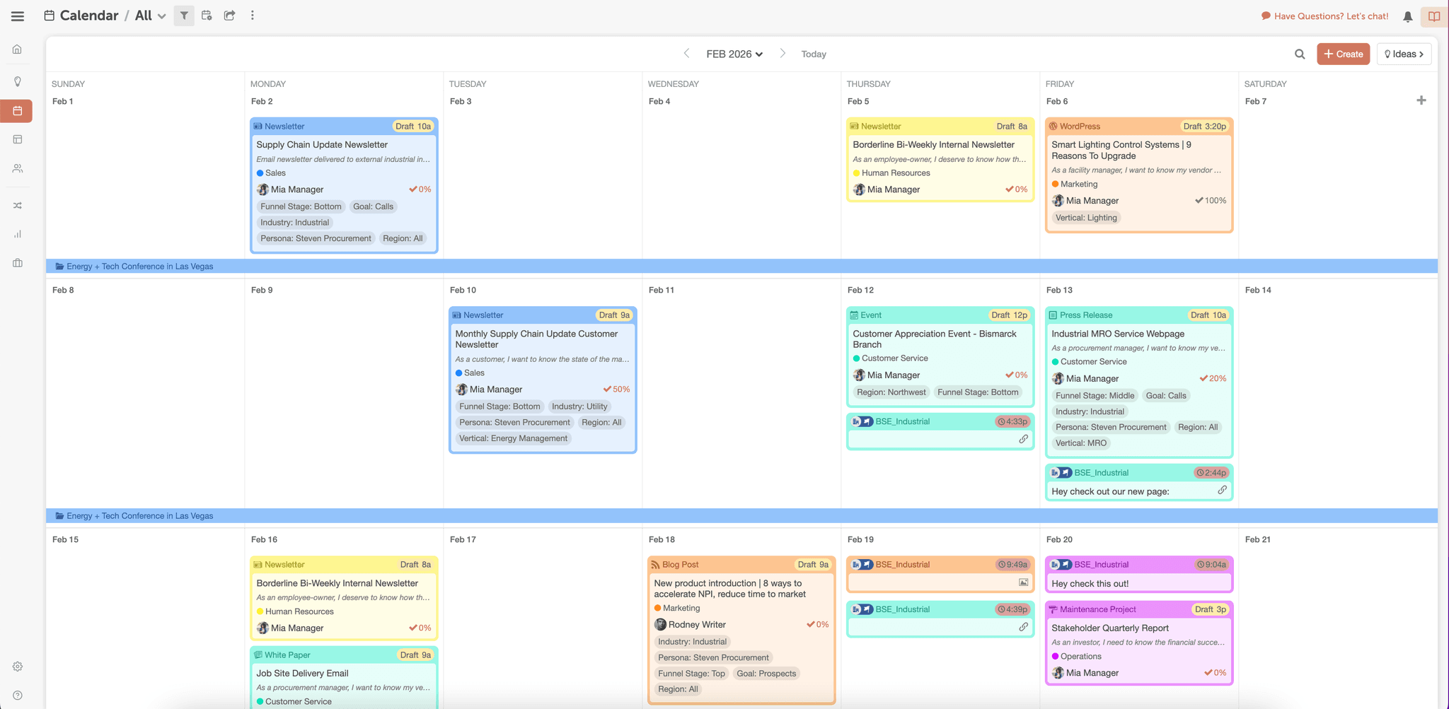 Create A Blog Calendar With CoSchedule Calendar Products