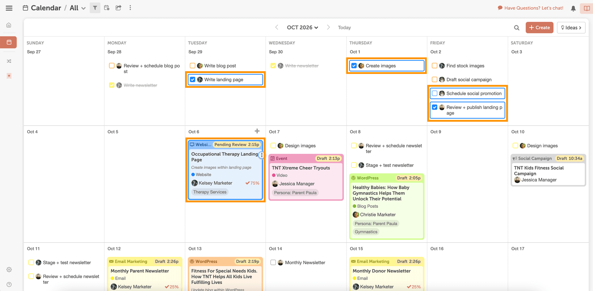 Promote Your Blog Posts With CoSchedule Calendar Products