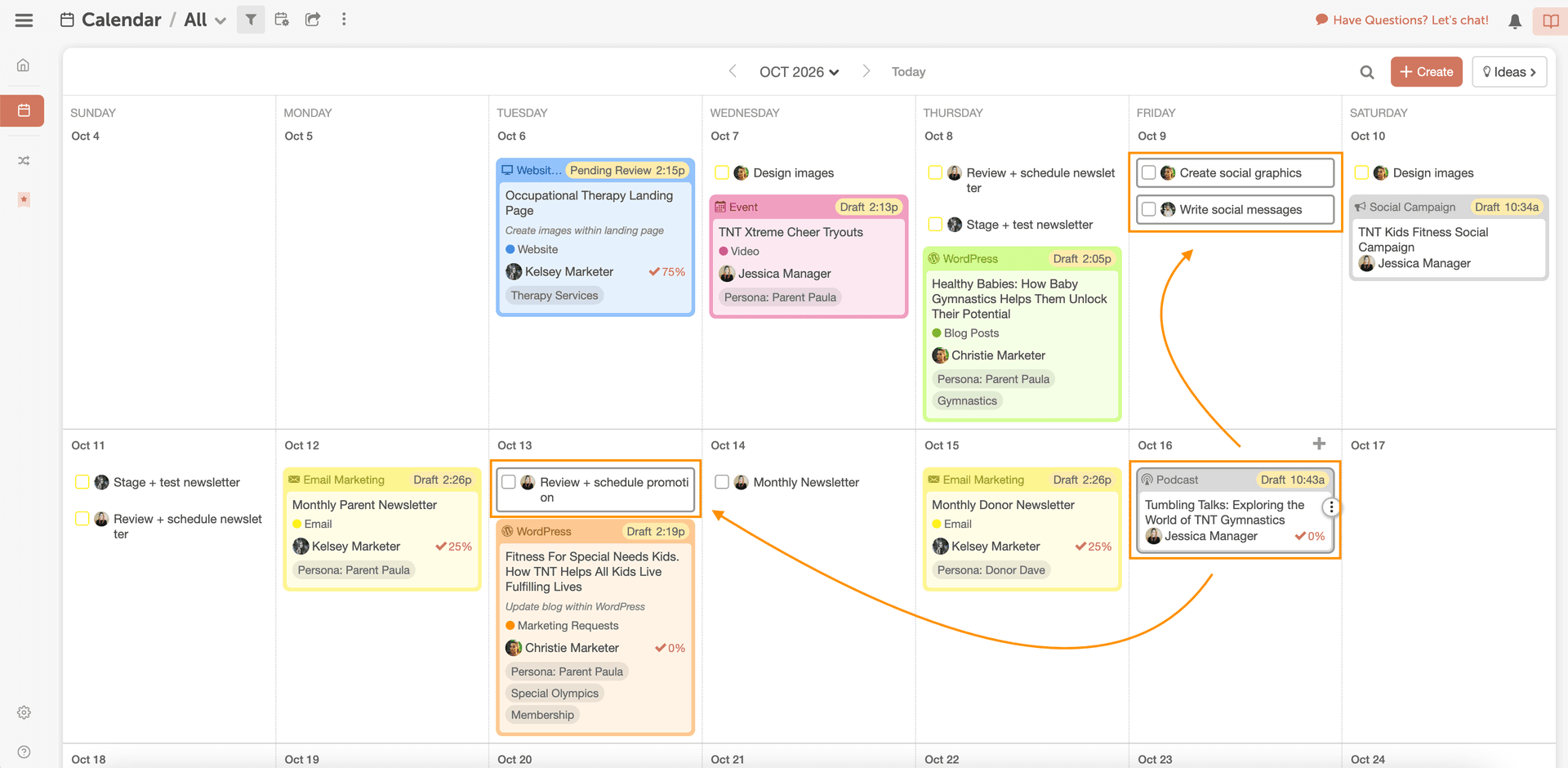 Promote New Podcast Episodes With CoSchedule Calendar Products