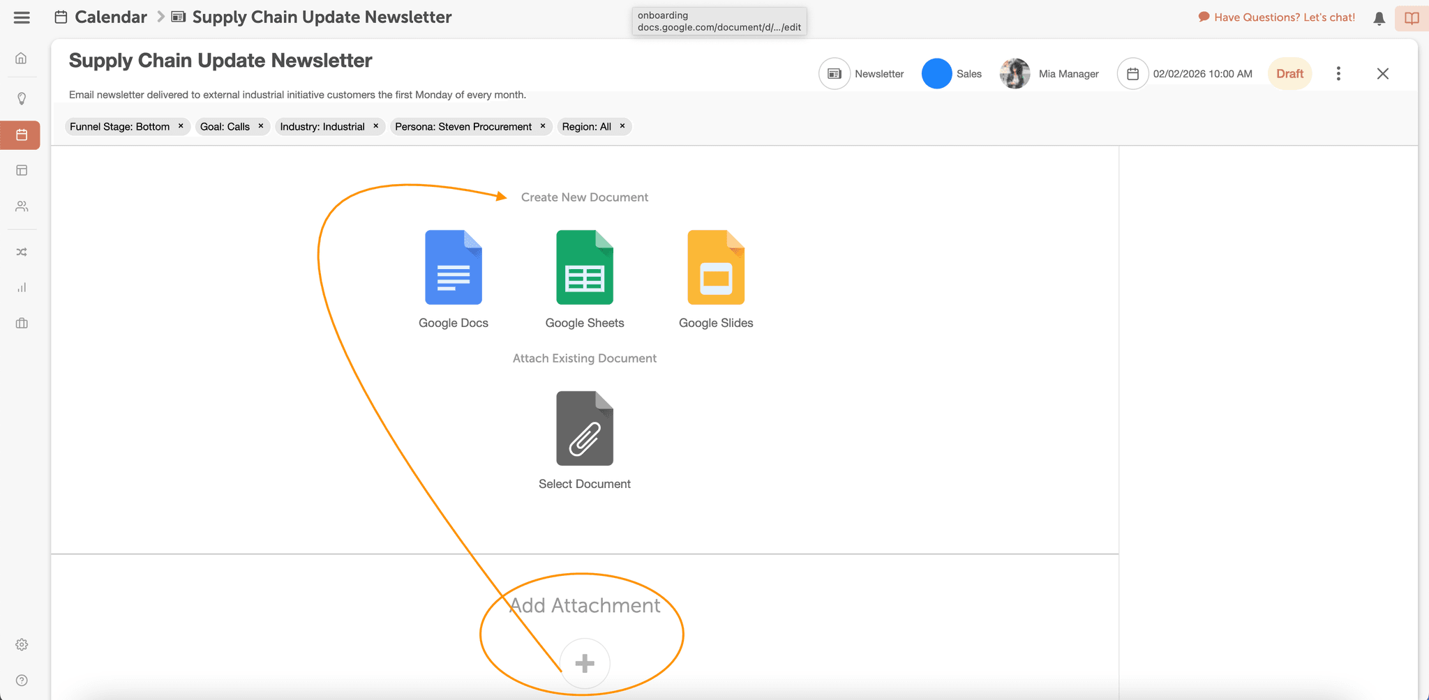 Create Email Newsletters With CoSchedule Calendar Products