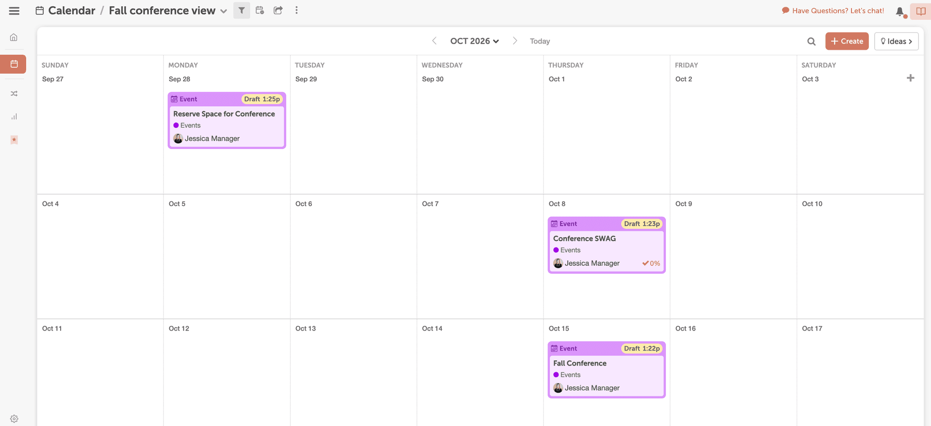 Coordinate Conference Projects With CoSchedule Calendars