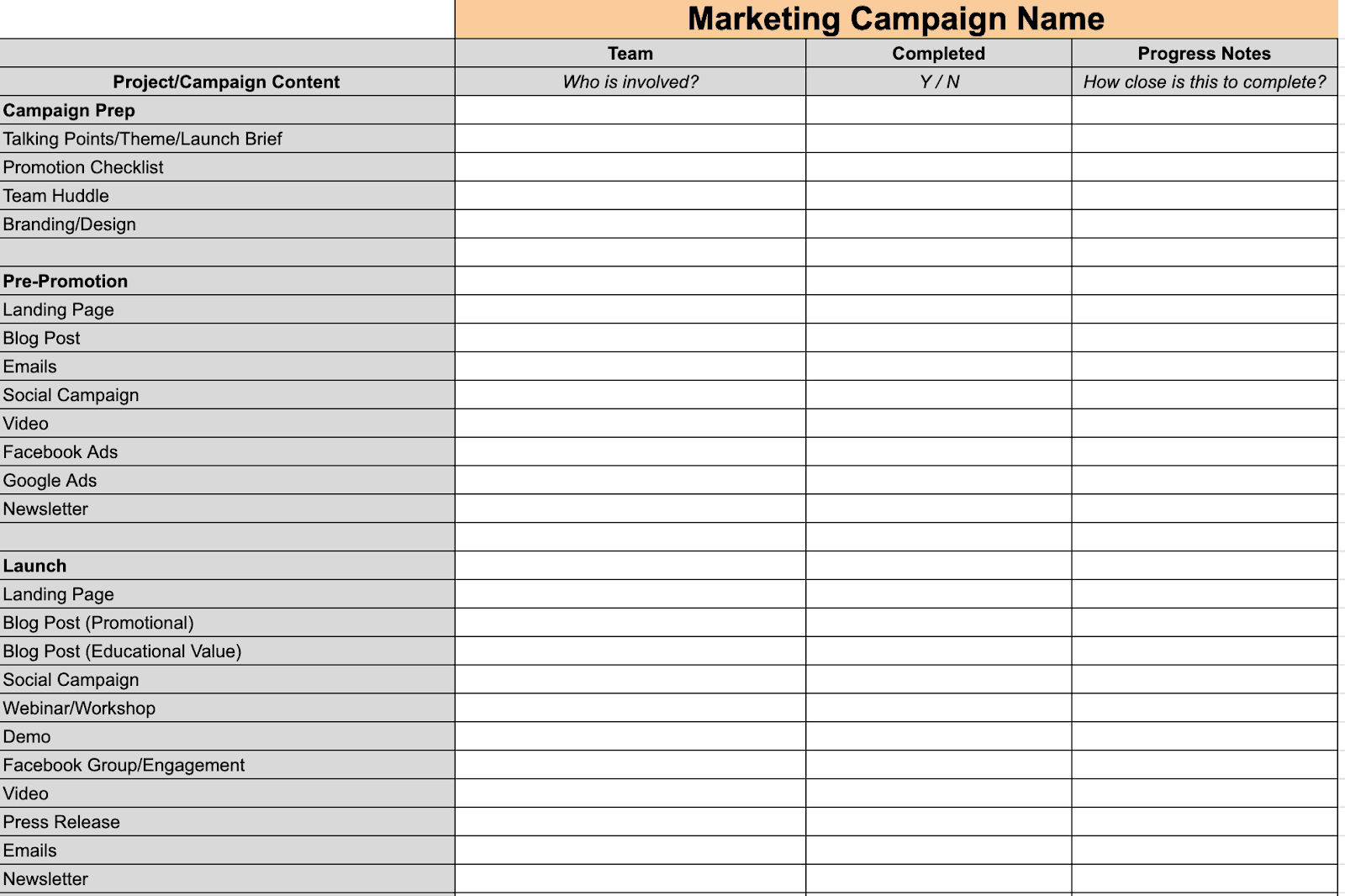 Marketing Checklists: Stay Organized (Examples & Templates)