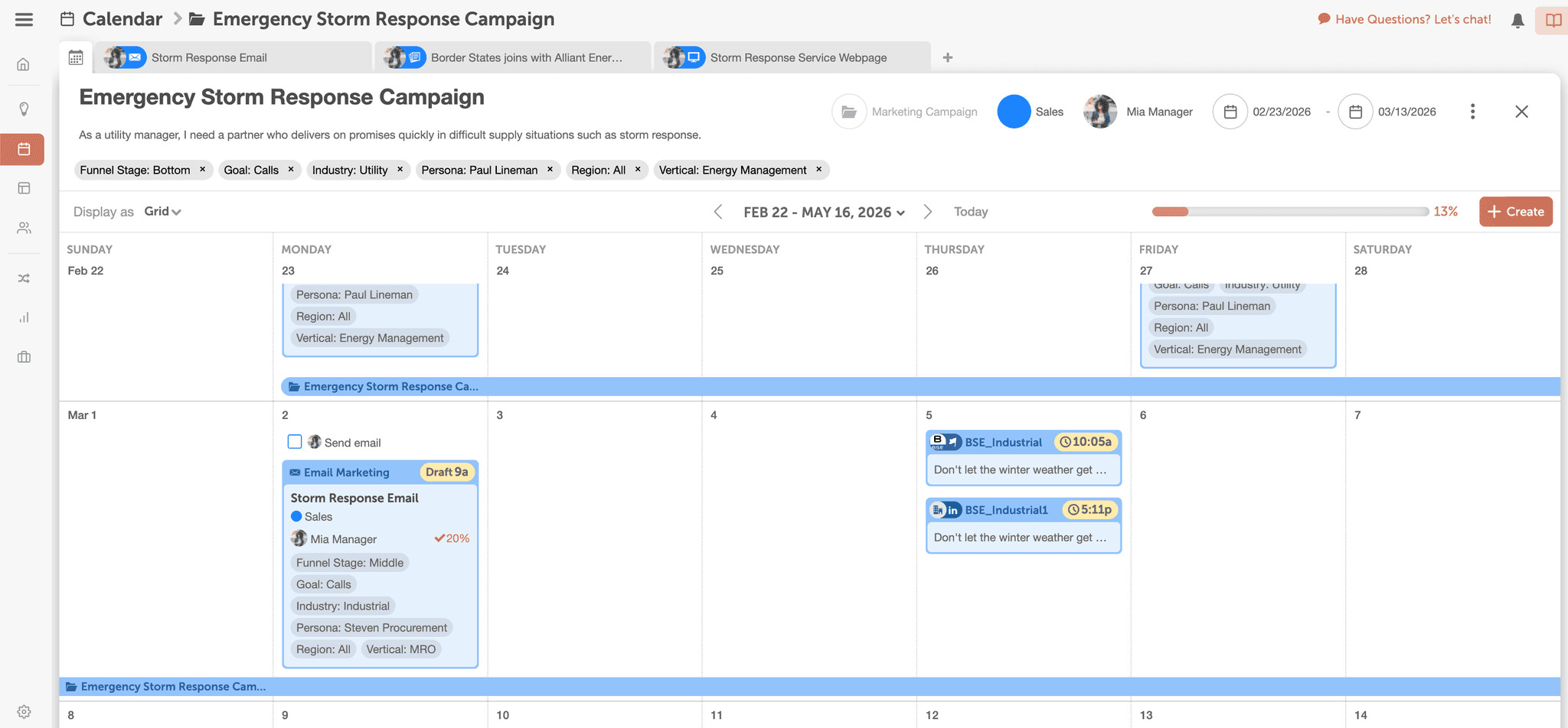 Schedule Social Campaigns With CoSchedule Calendar Products