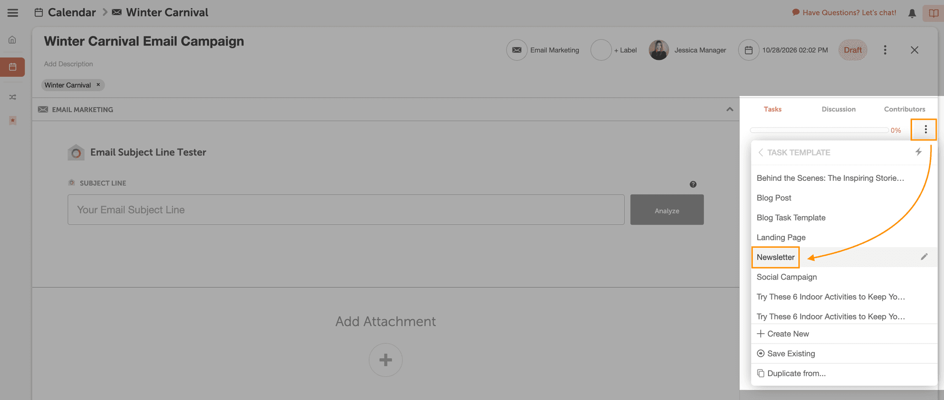 Launch Email Campaigns With CoSchedule Calendars
