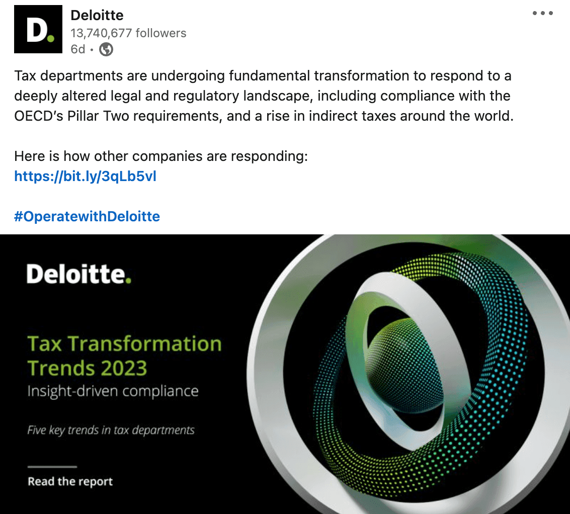 Deloitte on LinkedIn