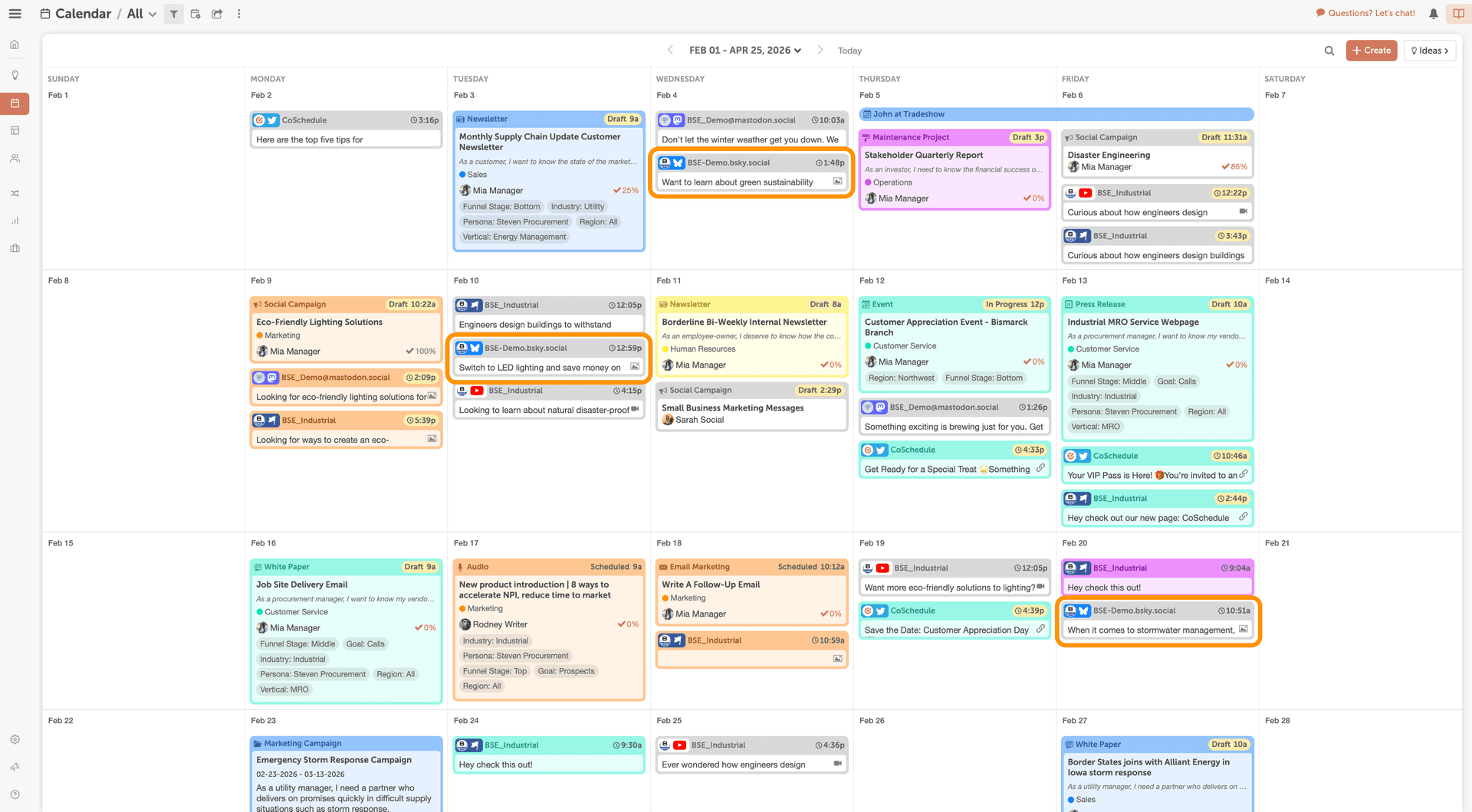 Bluesky Integration Now Available On CoSchedule Calendars - CoSchedule Blog