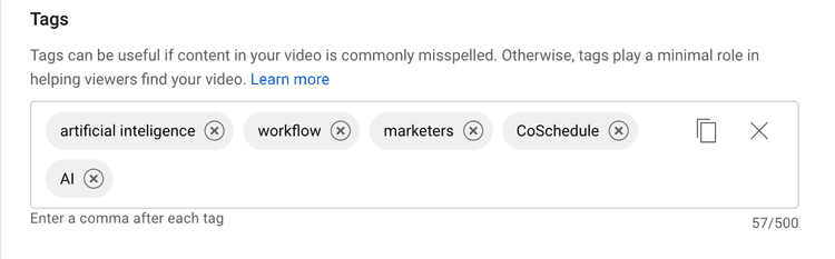 YouTube Tag Generator Powered By Hire Mia