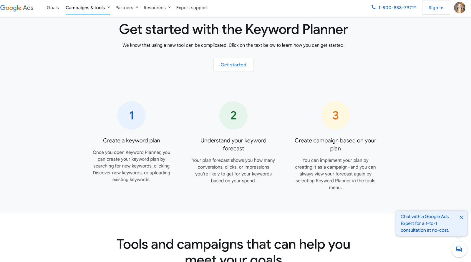 Google Keyword Planner