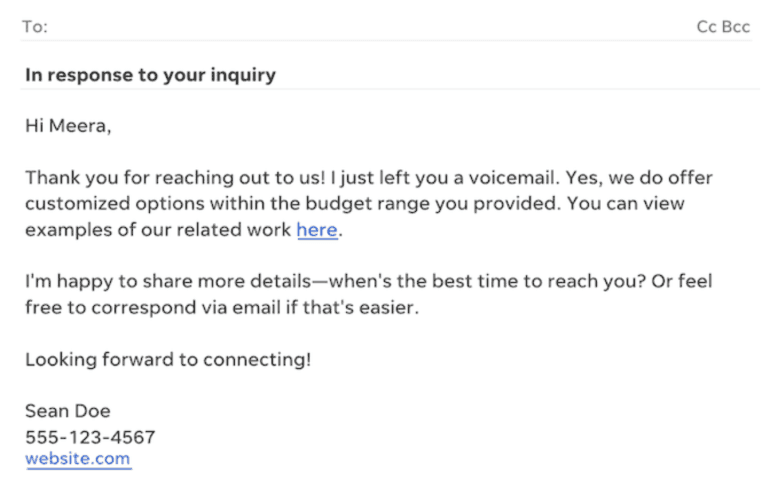 AI Email Generator Powered By Hire Mia