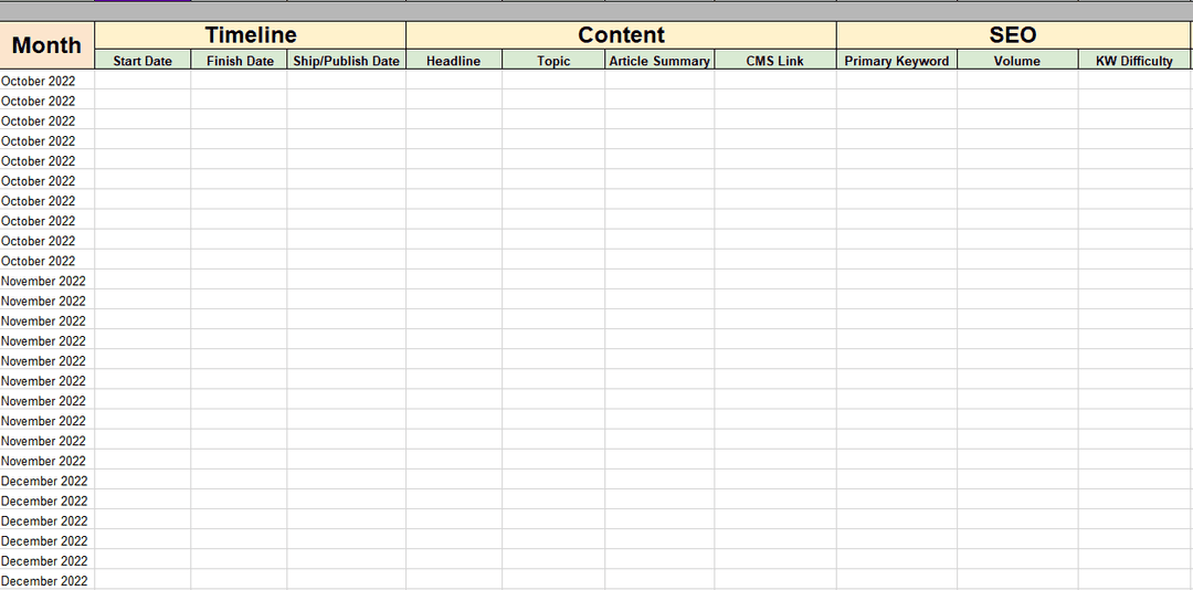 Content Calendar Template: The 5 That Every Marketer Needs