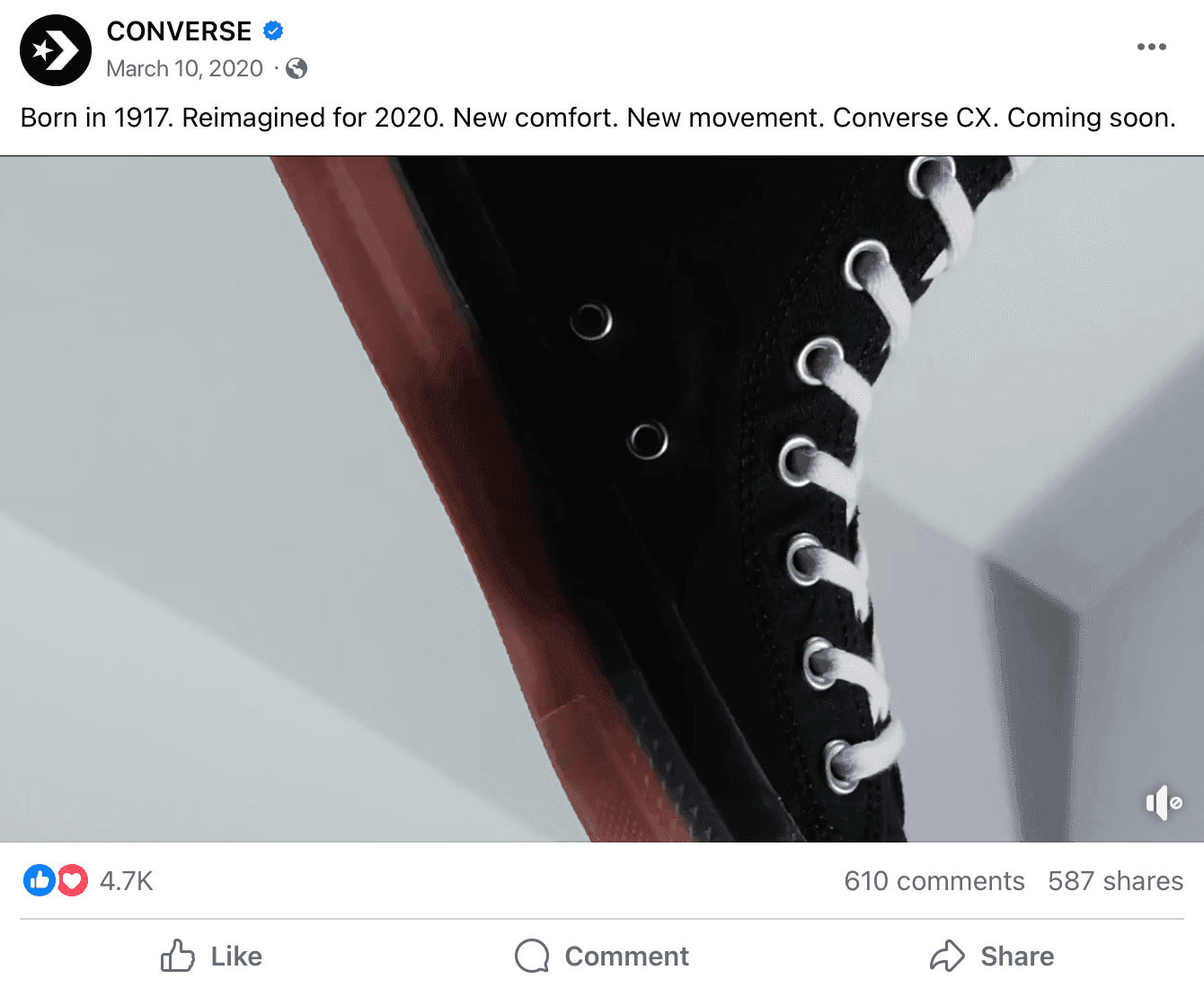 Converse on Facebook