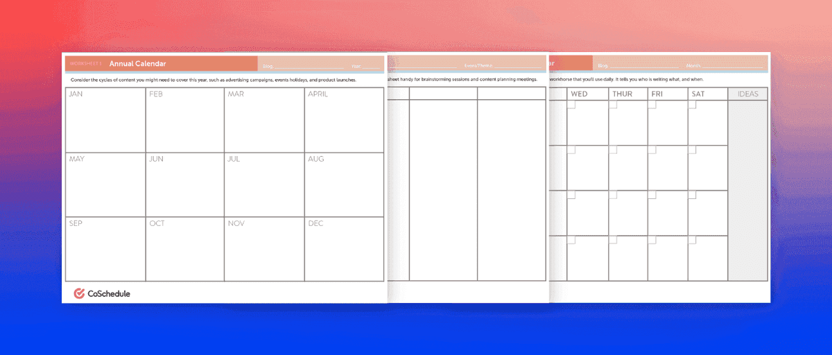 Content Calendar Template: The 5 That Every Marketer Needs