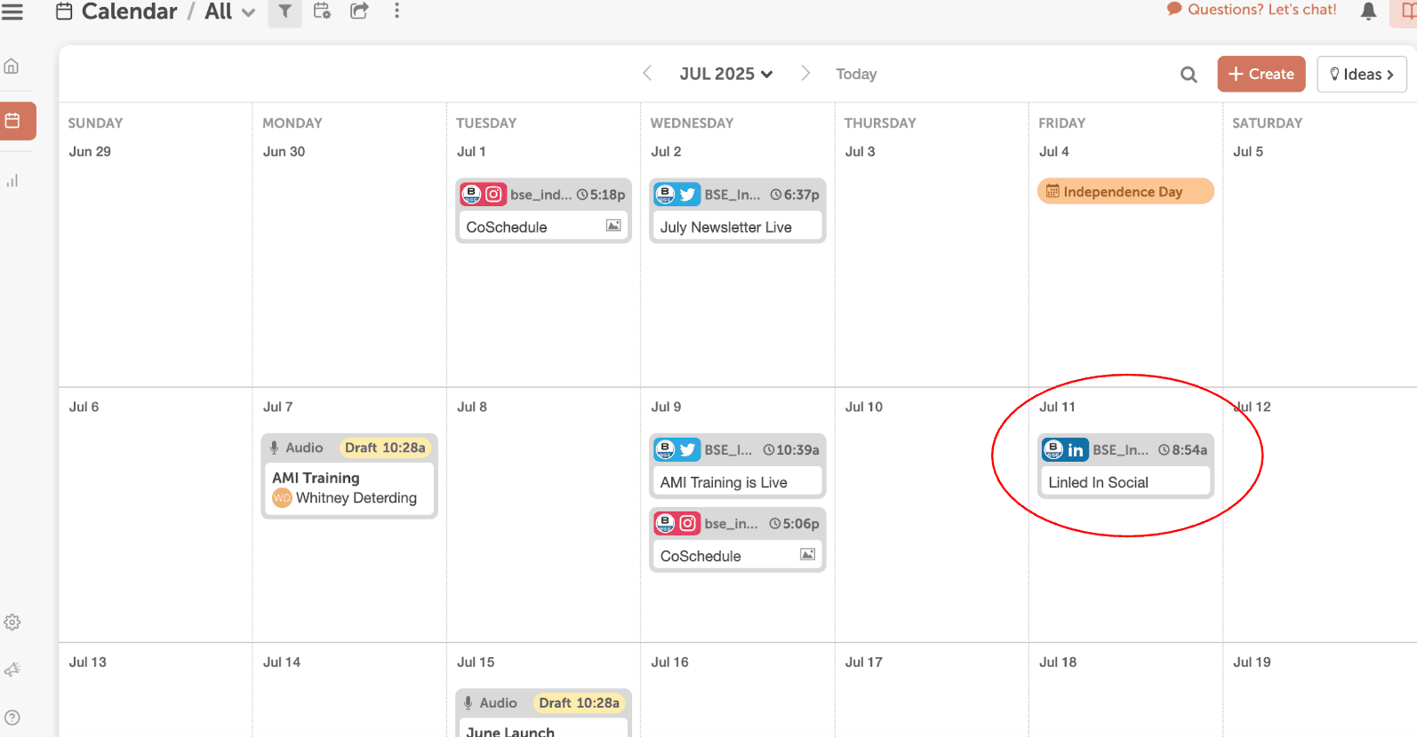 Share Documents On LinkedIn With CoSchedule Calendars