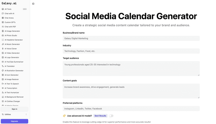Execute Your Marketing Strategy With An AI Content Calendar