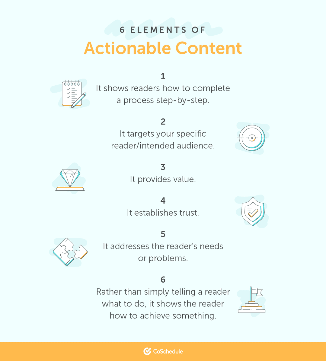 Actionable Content: How to Help Your Audience and Earn Their Trust