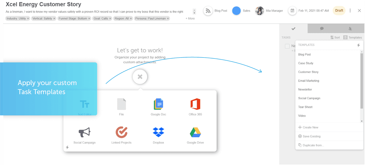 Creating Assets Within CoSchedule With Asset Organizer