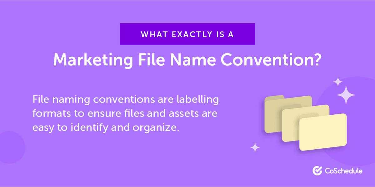 How to Organize Marketing Teams With Effective File Naming Conventions