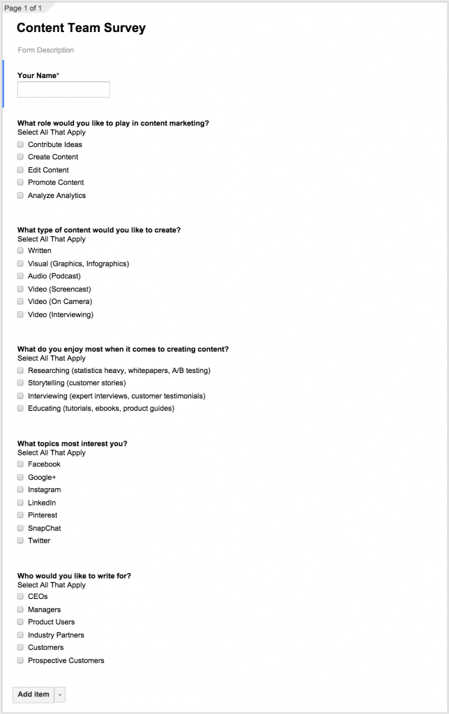 How To Structure Your Marketing Team To Create The Best Content