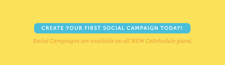 Social Campaigns: Simplify Your Social Promotion [New Feature]