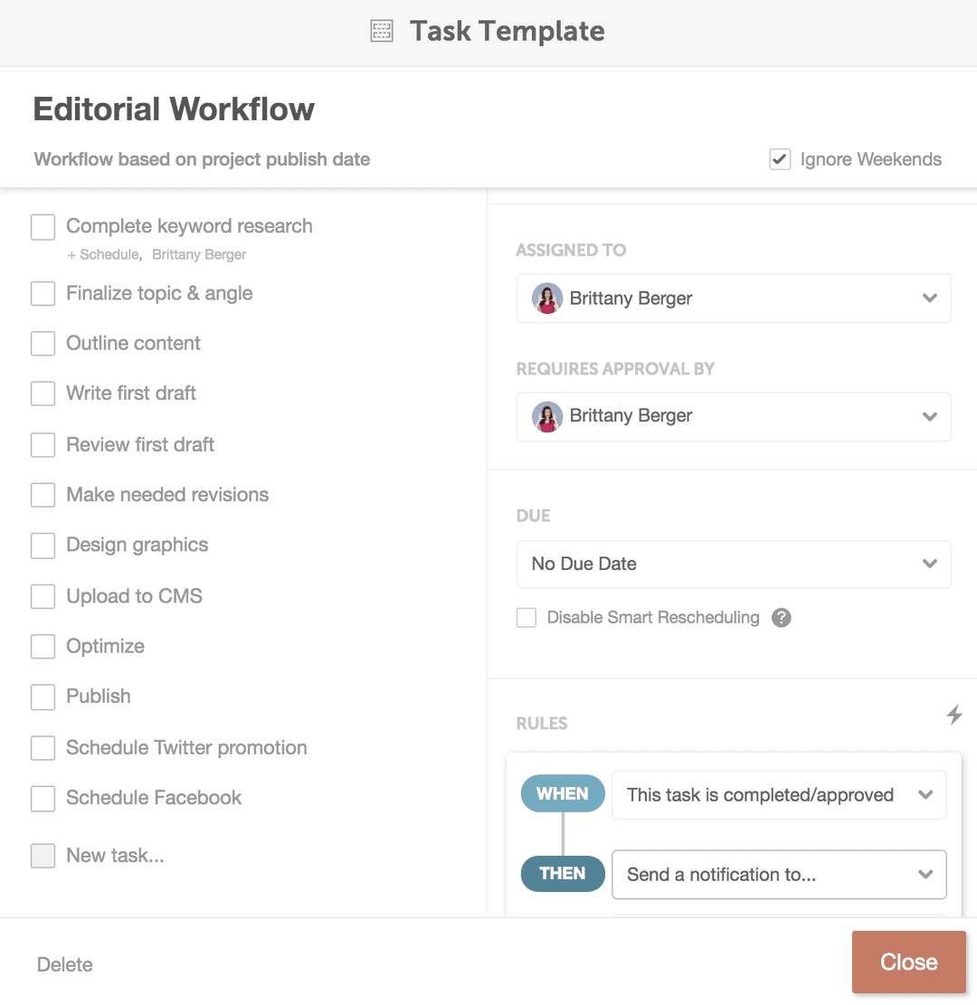 How To Plan An Effective Editorial Workflow In 4 Steps Template