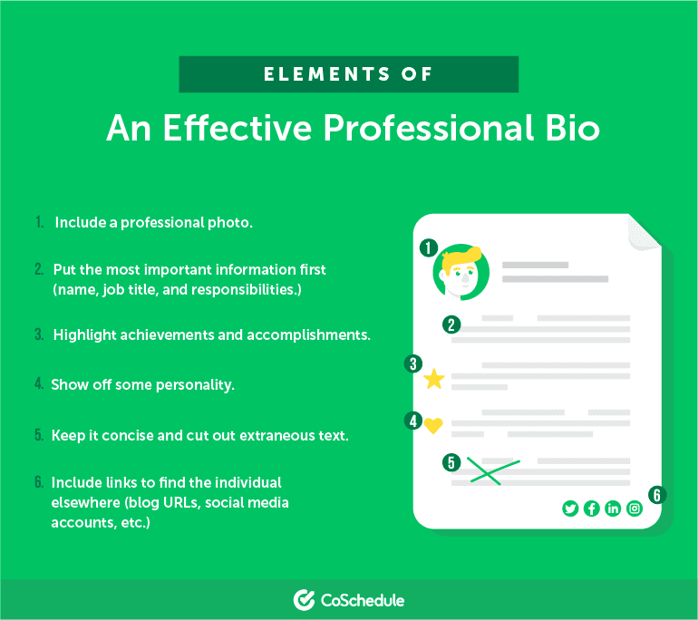 How to Write an Awesome Professional Bio That Stands Out (Template)