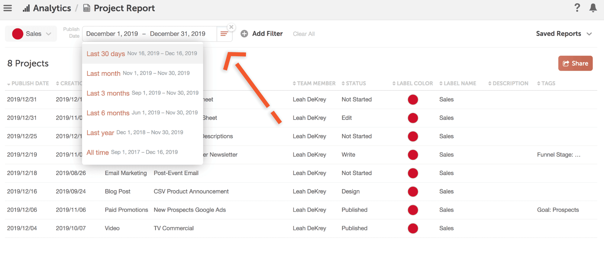 Share Project Timelines & Visibility With External Departments