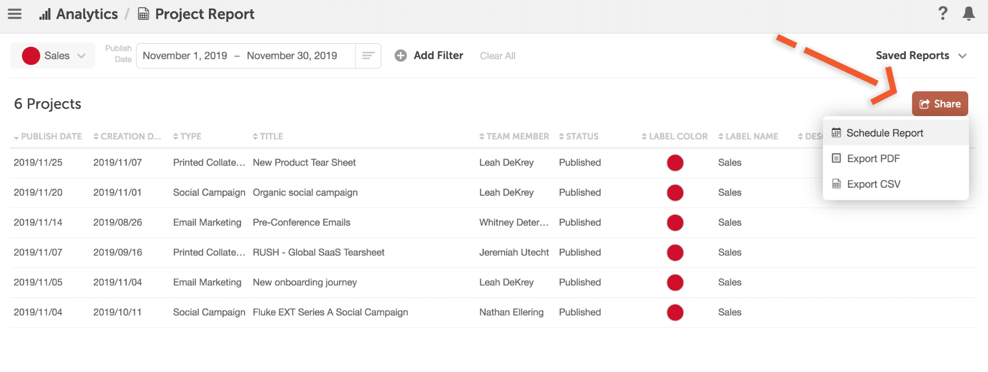 Share Project Timelines & Visibility With External Departments