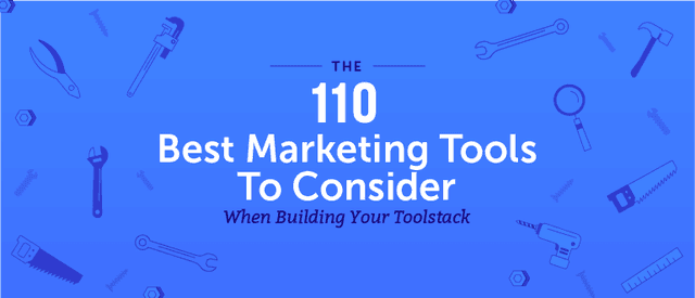 110 Best Marketing Tools To Consider When Building Your Toolstack