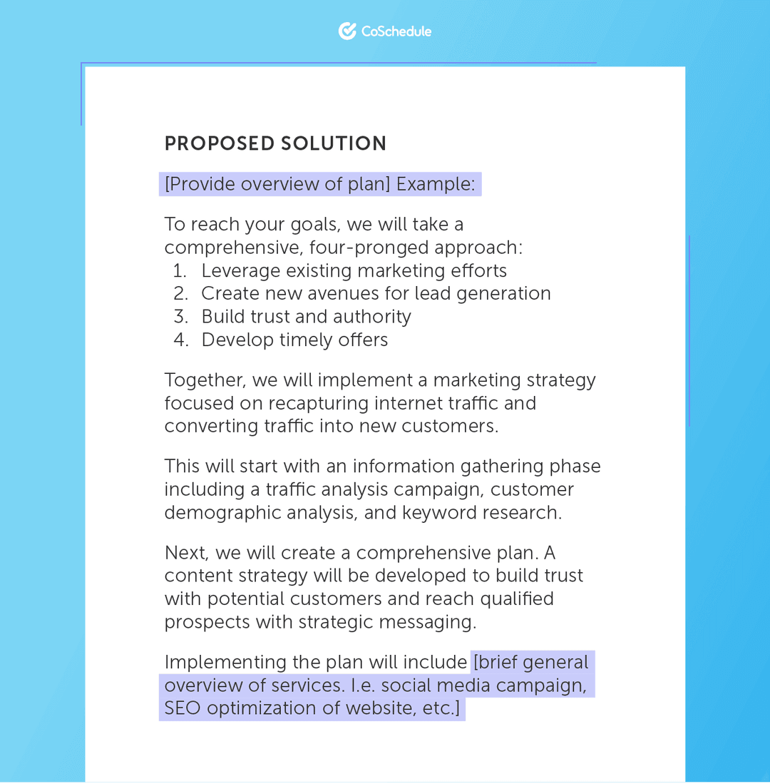 Marketing Consultant Proposal: Create One to Win Clients (Template)