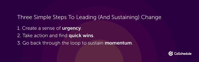 The 3-Step Change Management Process That Will Boost Your Career